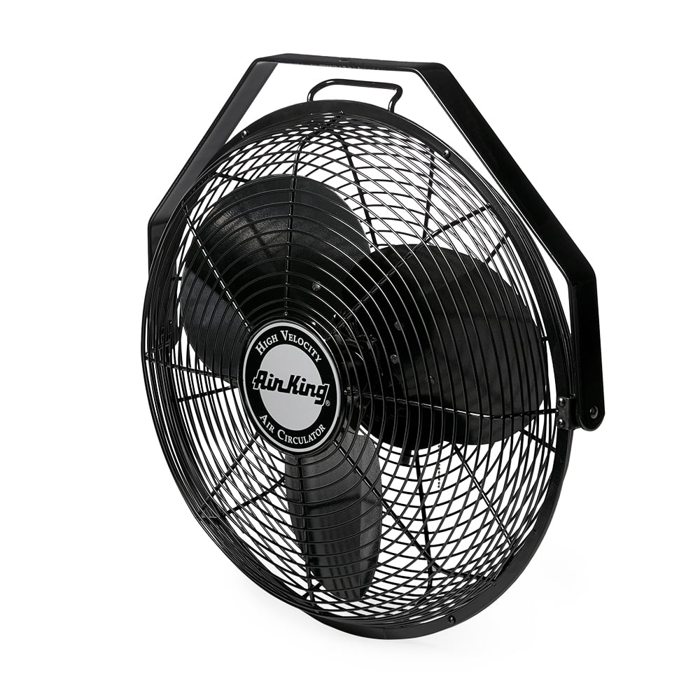 Air King 18" 1/6 HP 3-Speed Indoor Industrial Enclosed Pivoting Multi ...