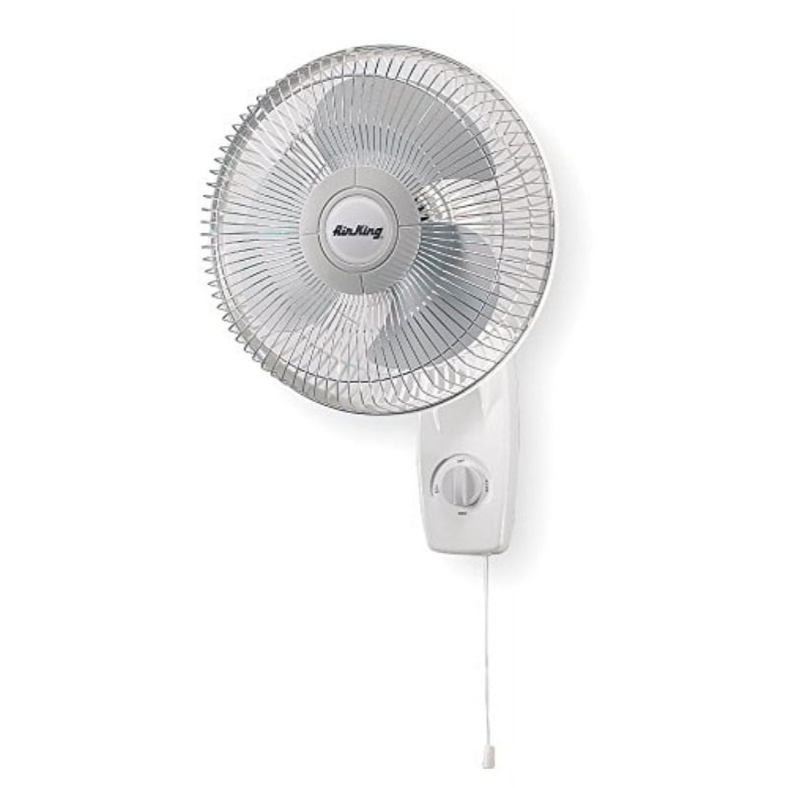 Air King 9012 Commercial Grade Oscillating Wall Mount Fan, 12-Inch ...