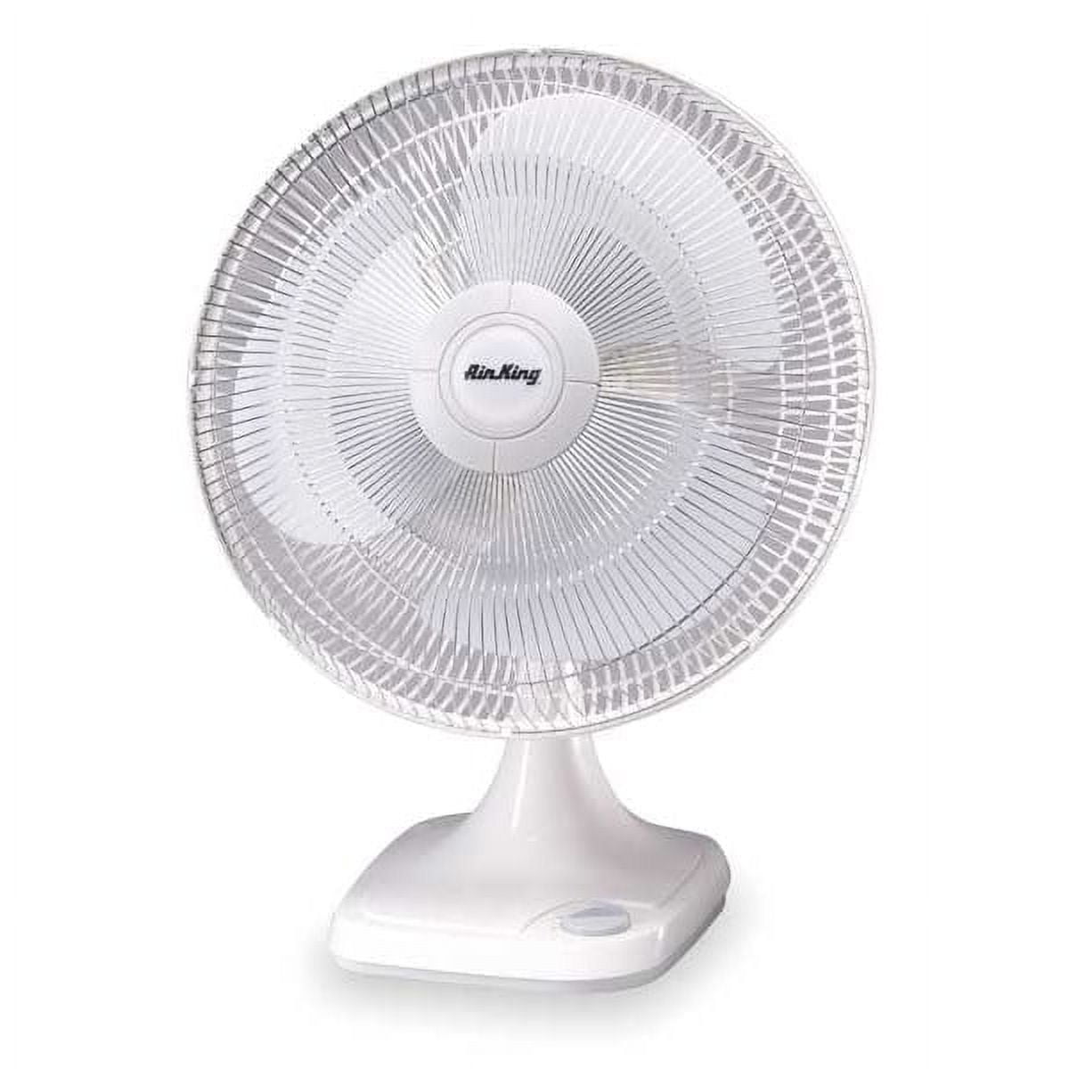 Air King 16" Blade Dia. Commercial Grade Desk Fan, 3 Speeds ...