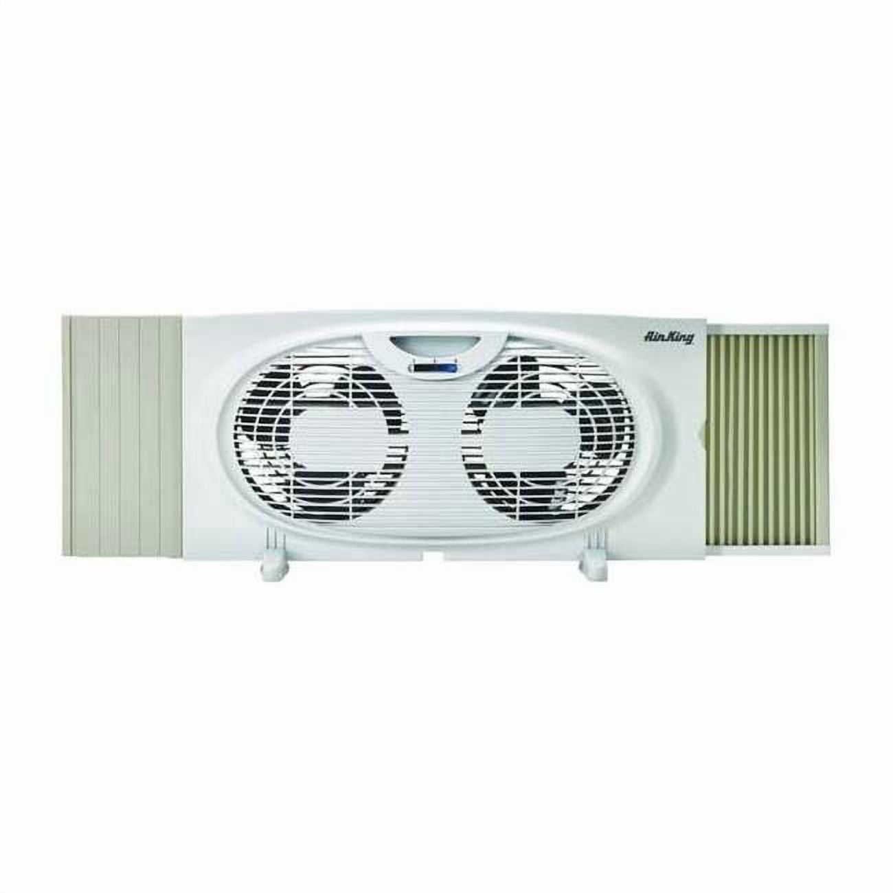 Air King 9137 Twin Table Window Fan with Reversible Blades - Walmart.com