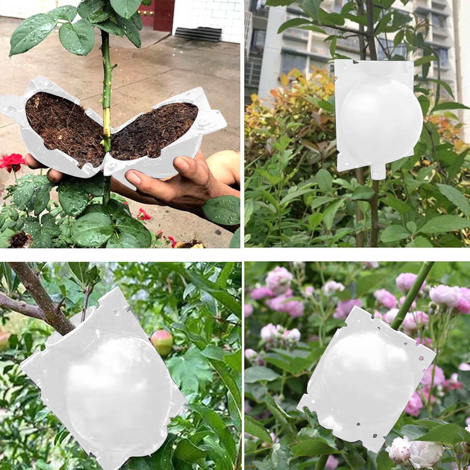 Air Layering Propagation Kit Reusable Half Transparent Grafting Ball ...