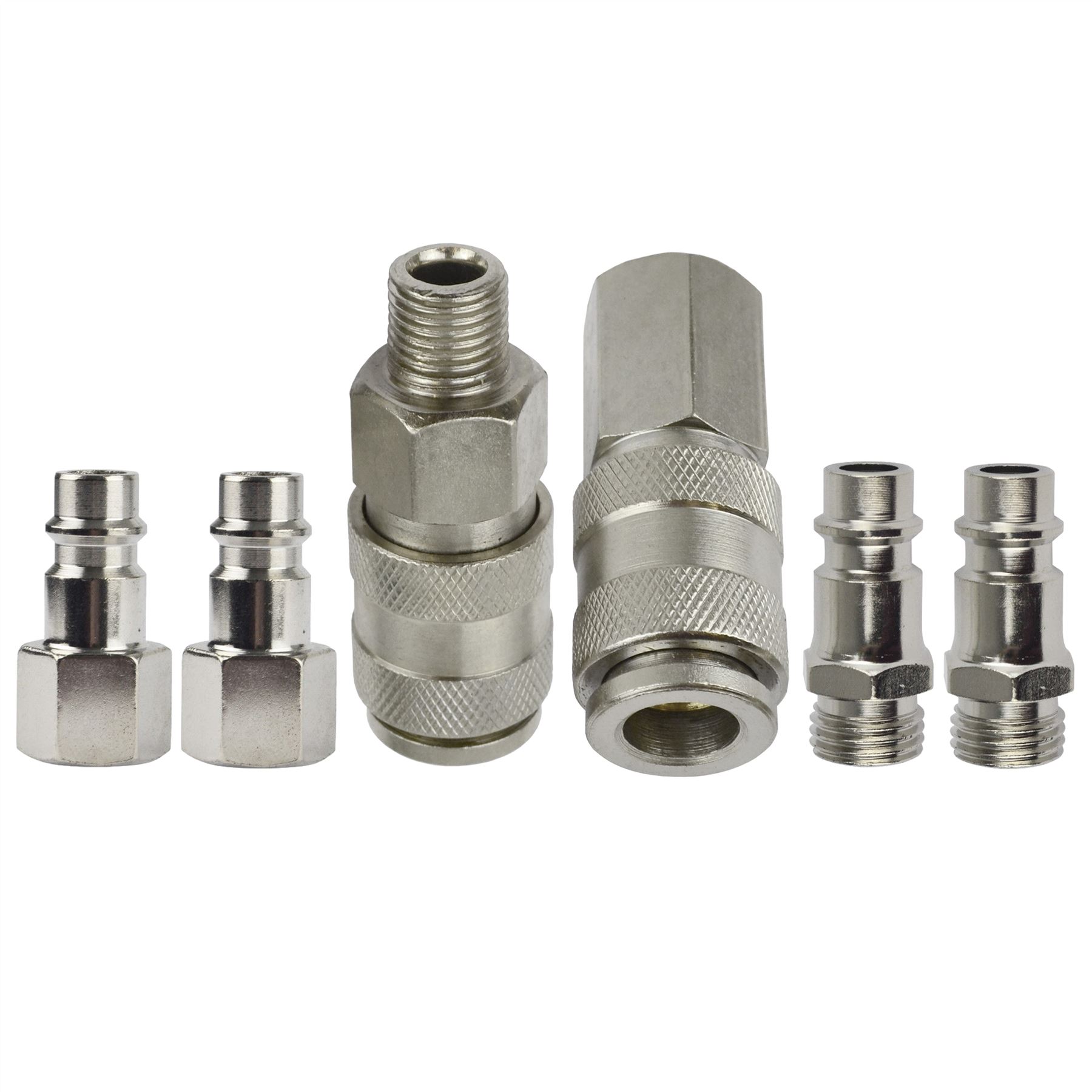 Air Line Compressor Connector EURO Fittings Quick Release Coupling Set ...