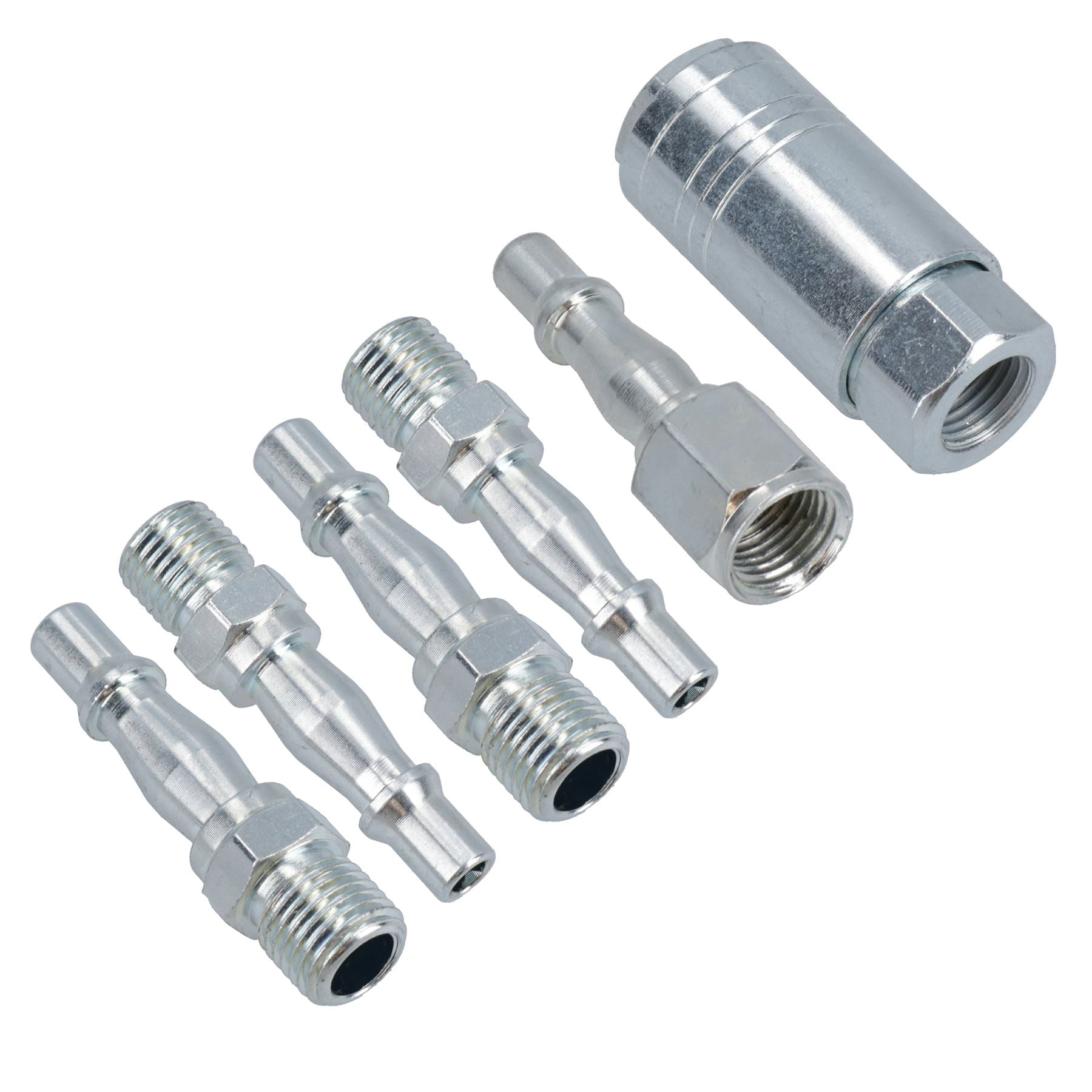 Air Line Hose Compressor Fitting Connector Quick Release Set Female 1/4 ...