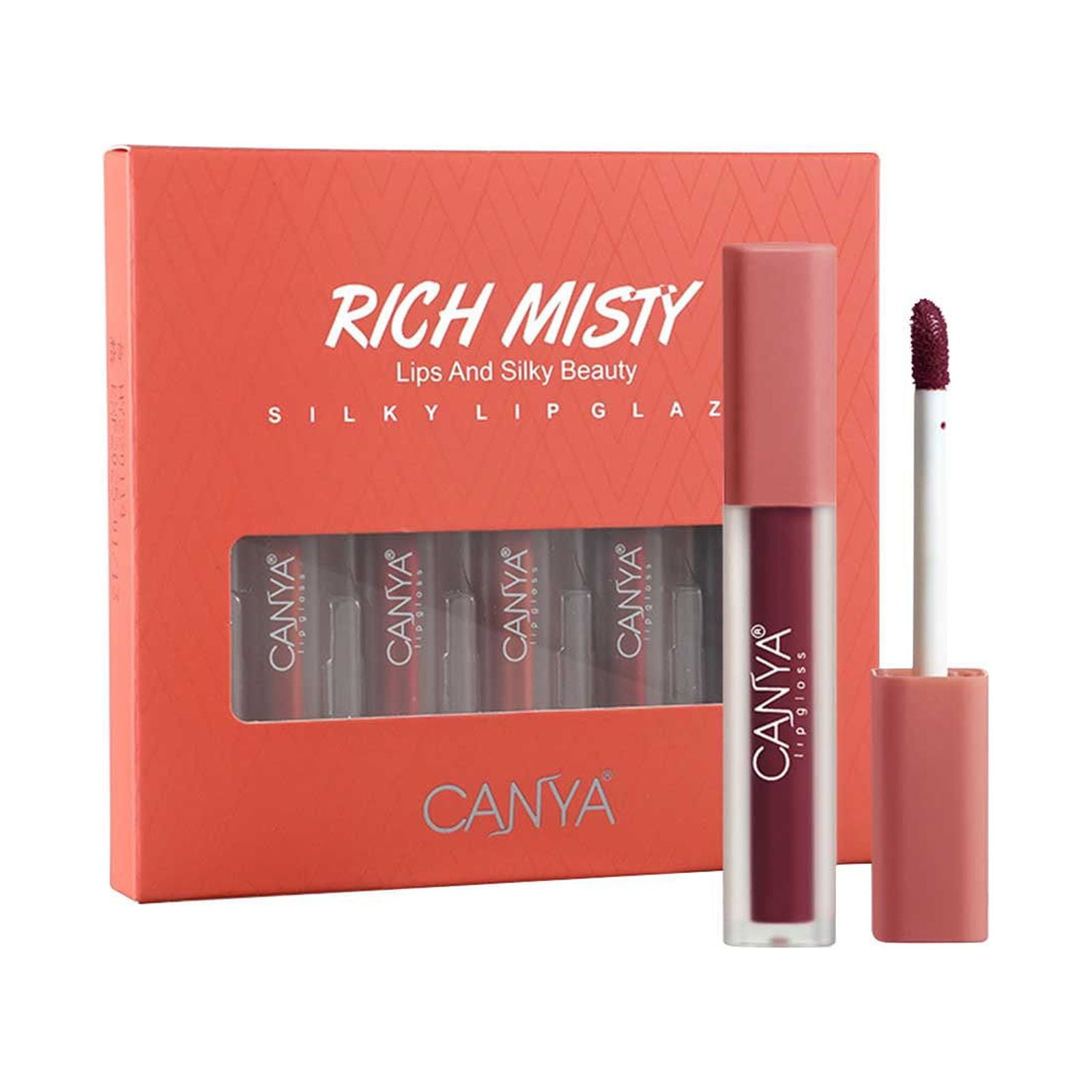 Air Lip Glaze Set Velvet Color Shimmering Lip Gloss Universal Lip Liner ...