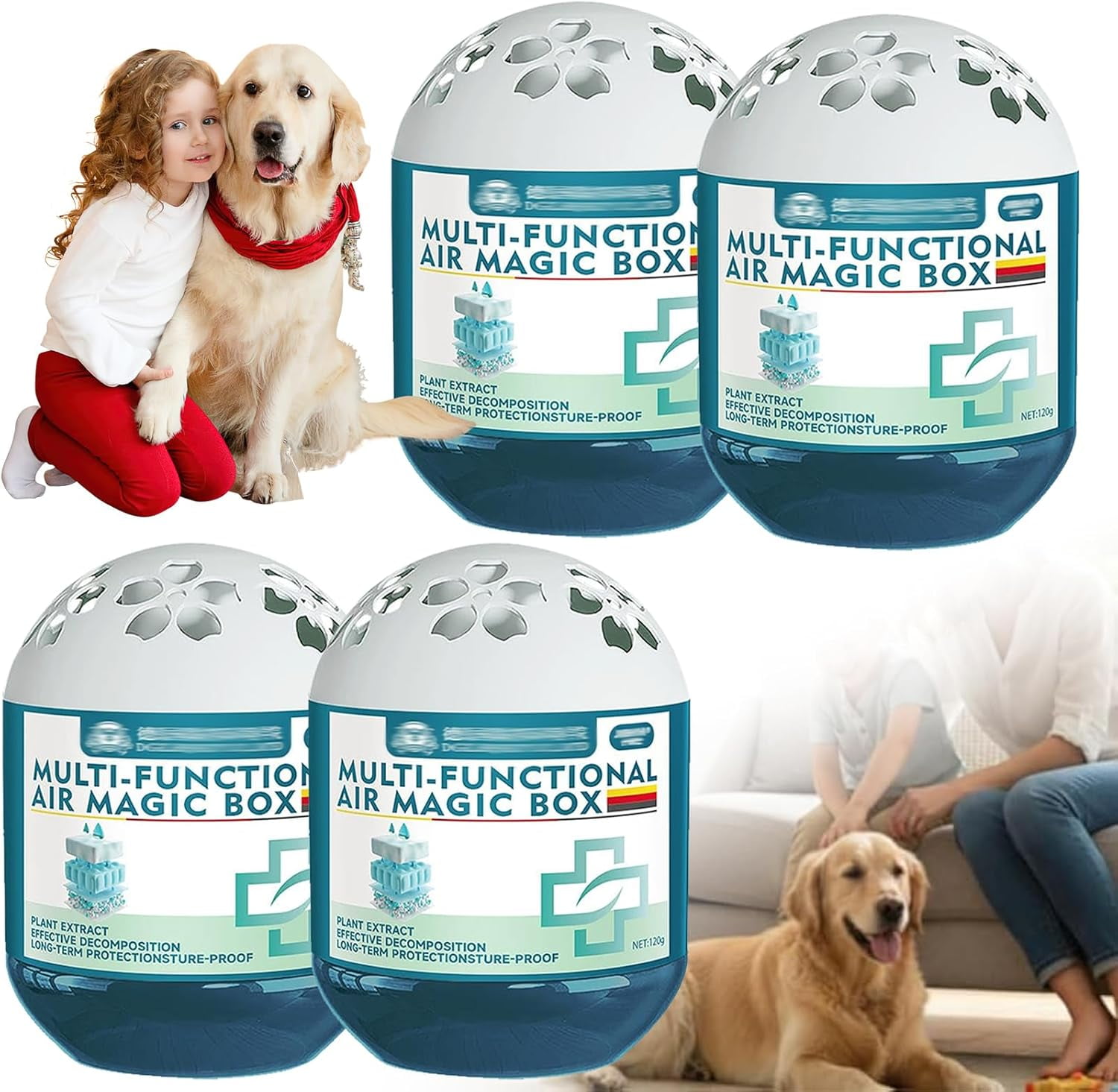 Air Magic Box, Indoor Air Purification Dust Removal Magic Box, Long ...