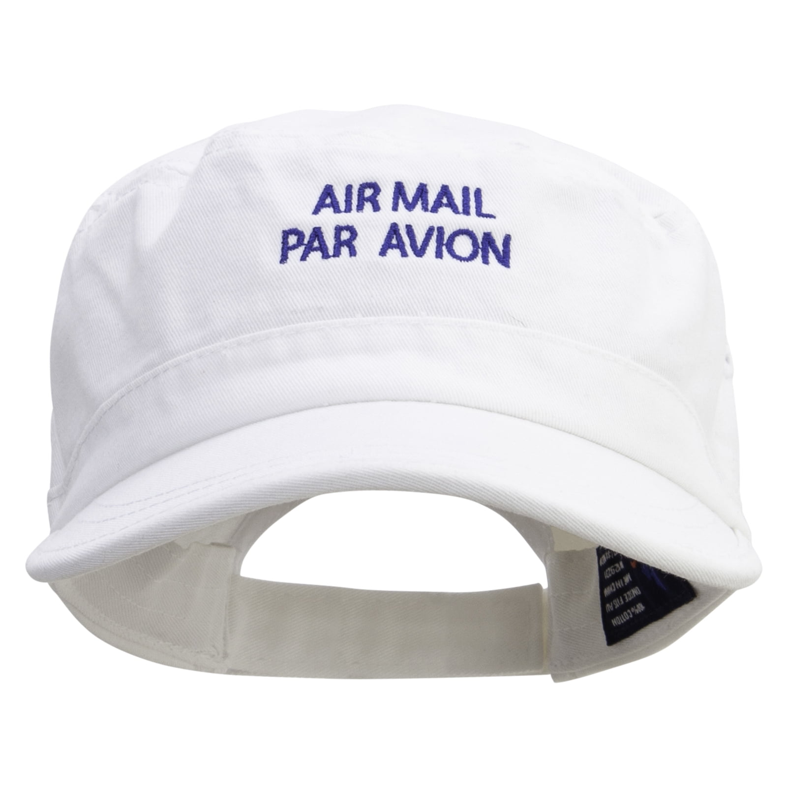 Air Mail Paravion Embroidered Garment Washed Adjustable Army Cap ...