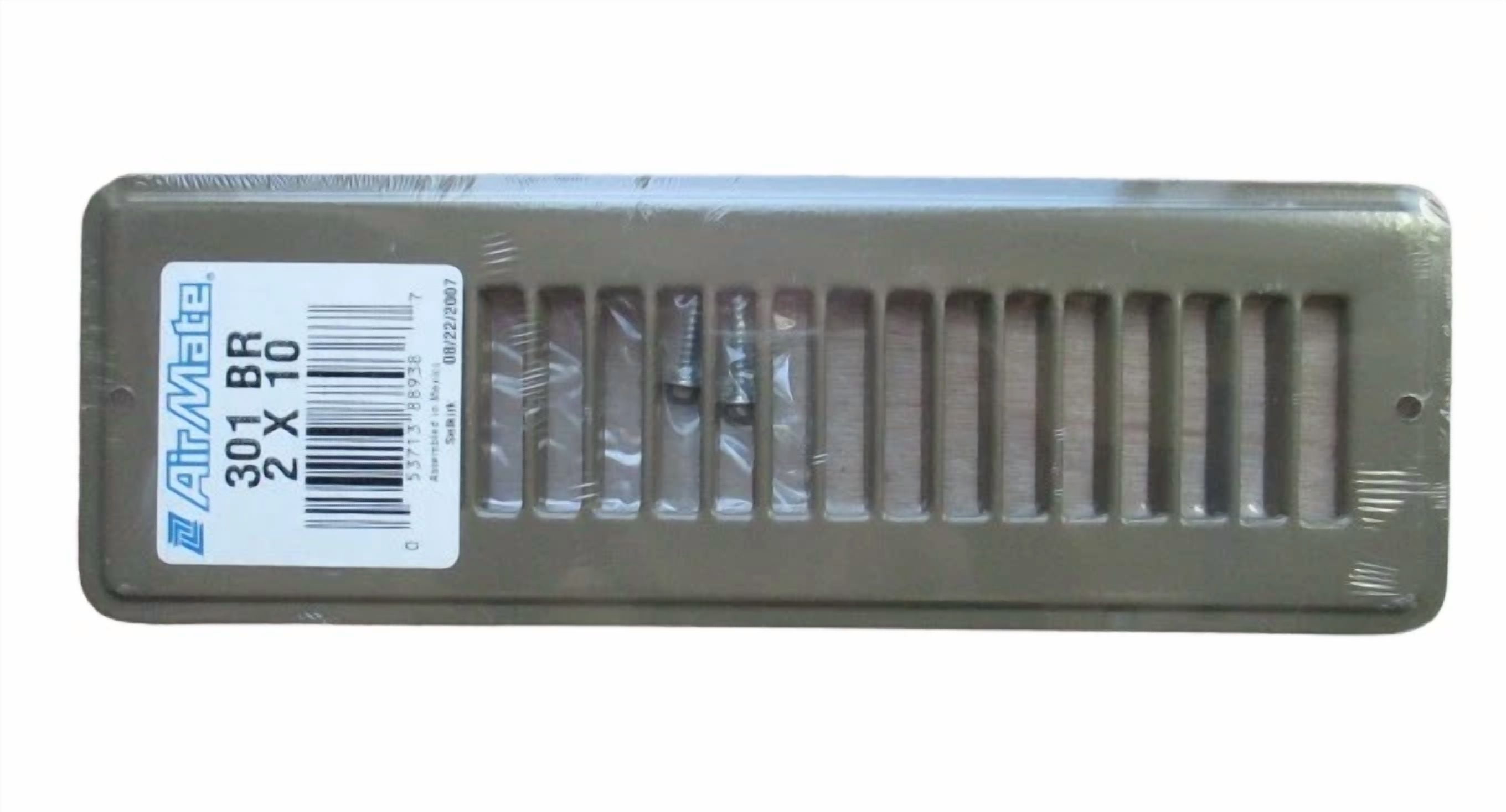 Air Mate Steel Floor Toe Kick Register Grille 2"X10" Beige - Walmart.com
