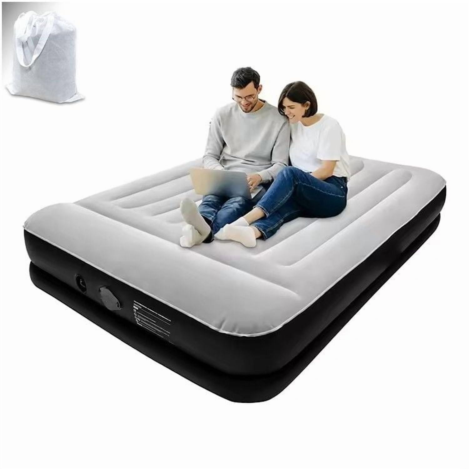 Air Mattress, 16" Raised Full Size Self Inflatable Blow Up Mattress ...