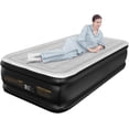 Air Mattress with Built in Pump Raised,18" Inflatable Mattress with ...