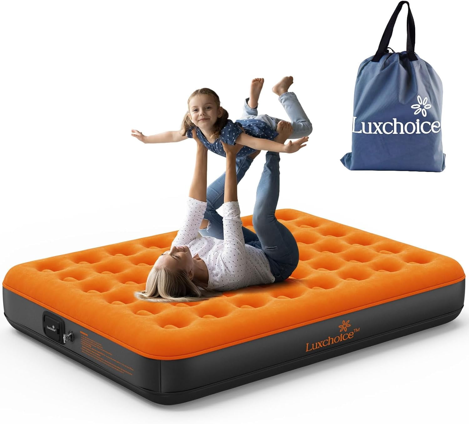 Air Mattress with Built-in USB Rechargeable Pump Camping Inflatable ...