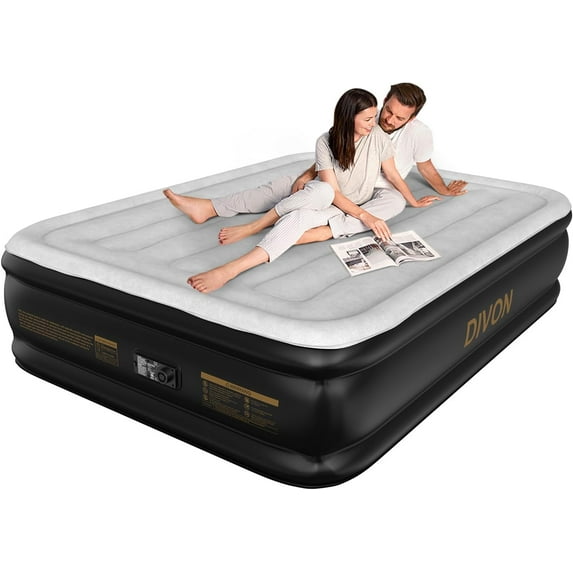 Air Mattress Full with Built in Pump,18’’High Blow Up Mattress Full ...