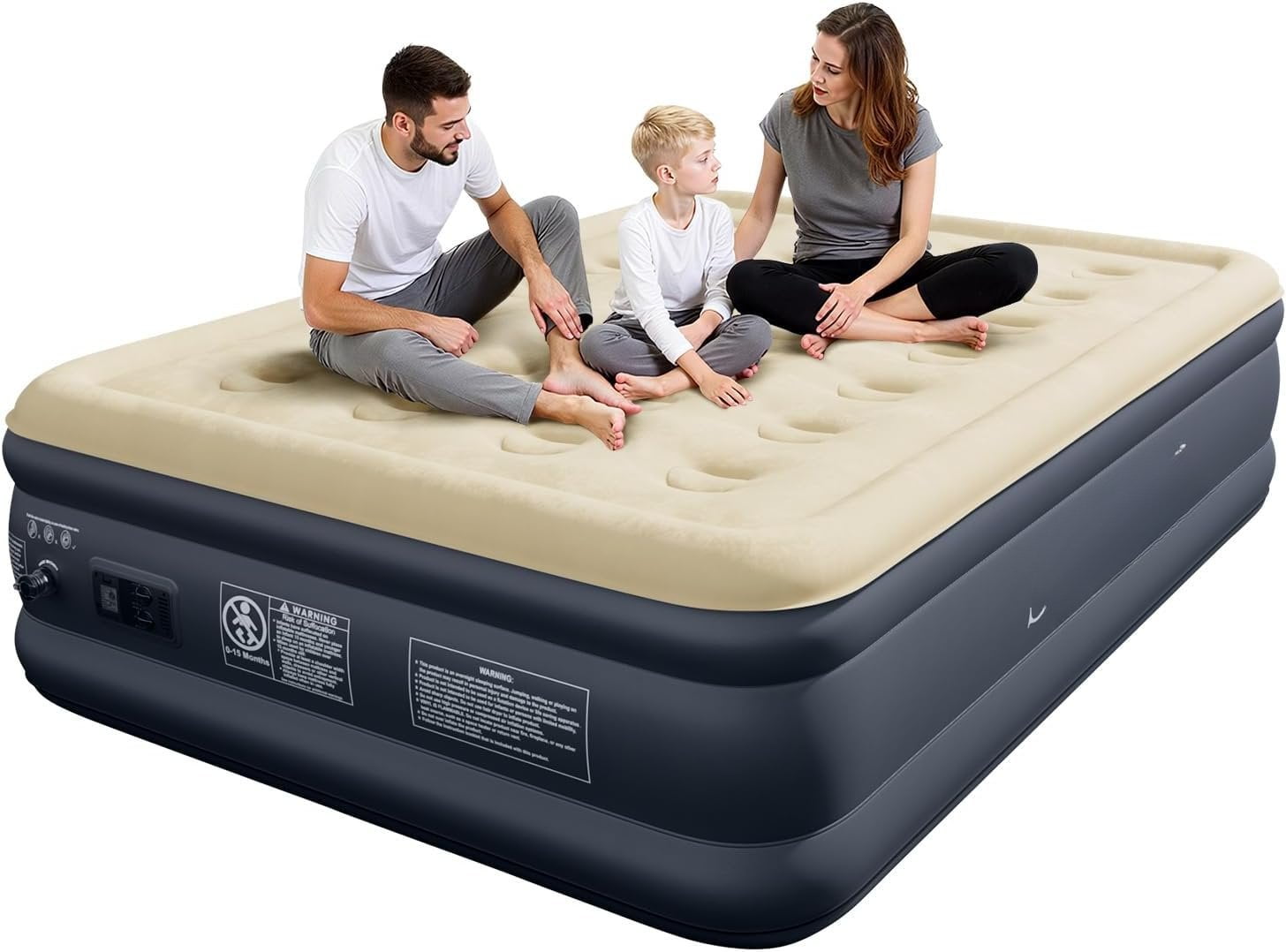 Air Mattress Full with Built in Pump,Upgraded Blow Up Bed Full Size,2 ...