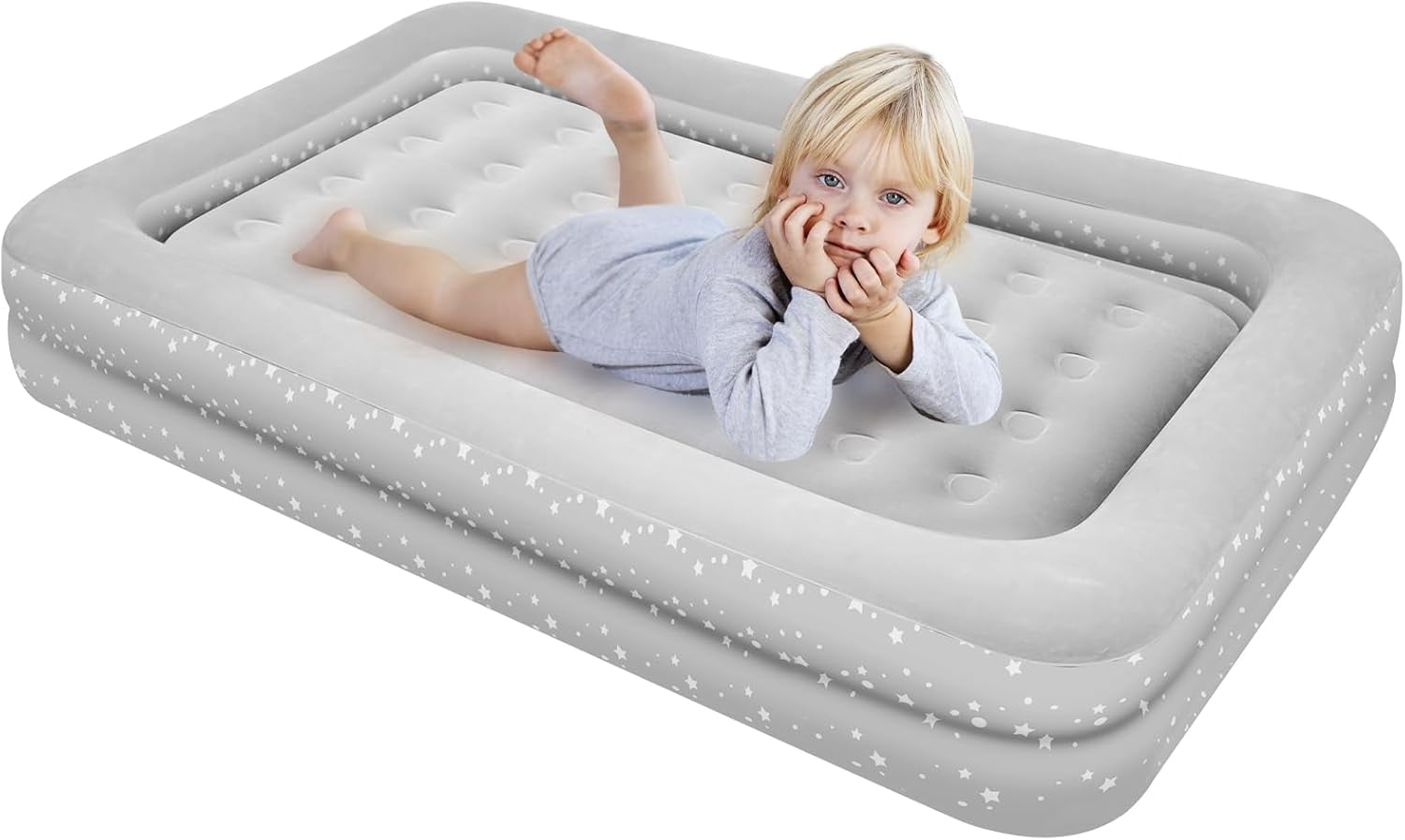 Air Mattress for Kids 4-7 Year Old:Toddler Travel Bed with Sides ...