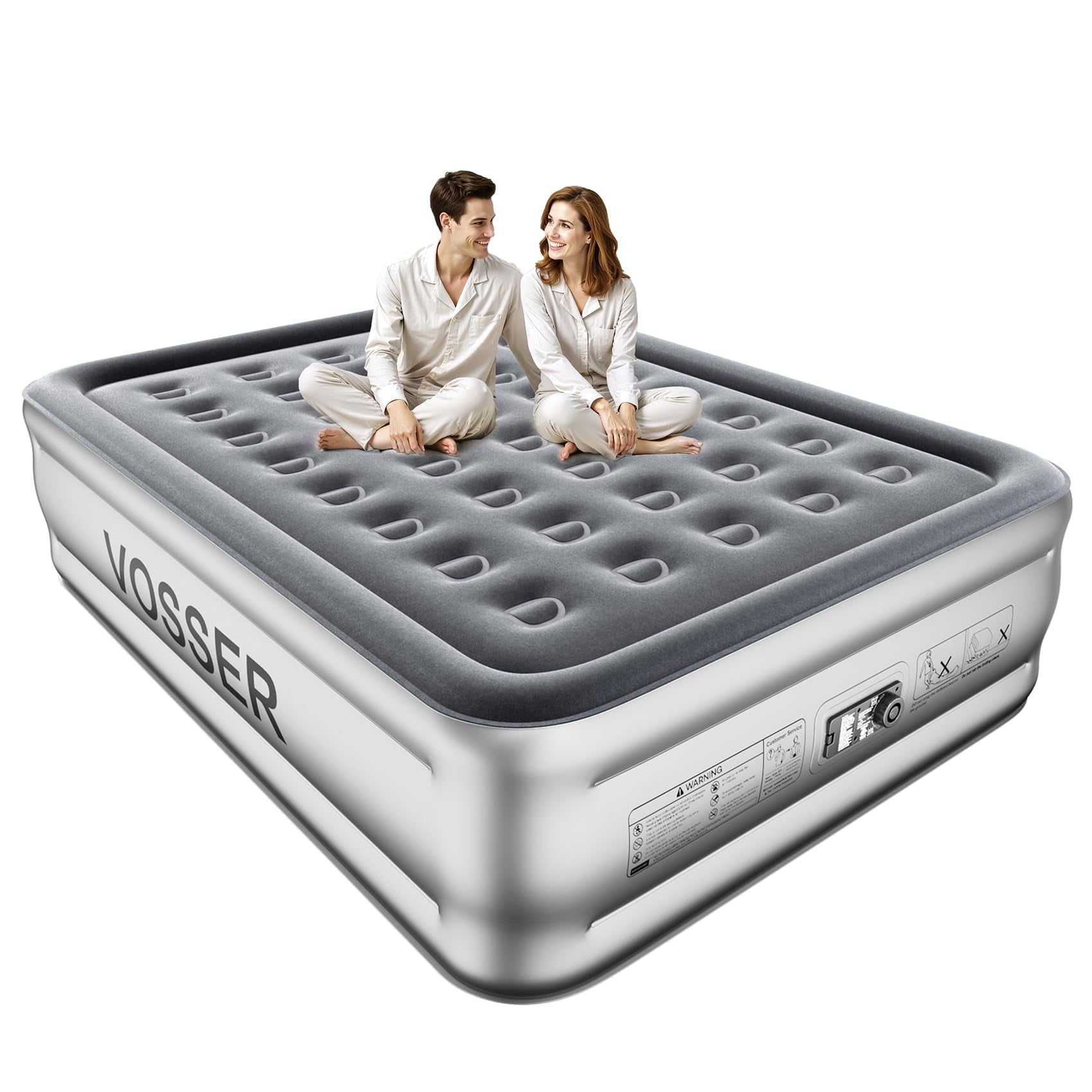 Air Mattress Queen with Built in Pump,Blow Up Mattress in 3 Mins,18 ...