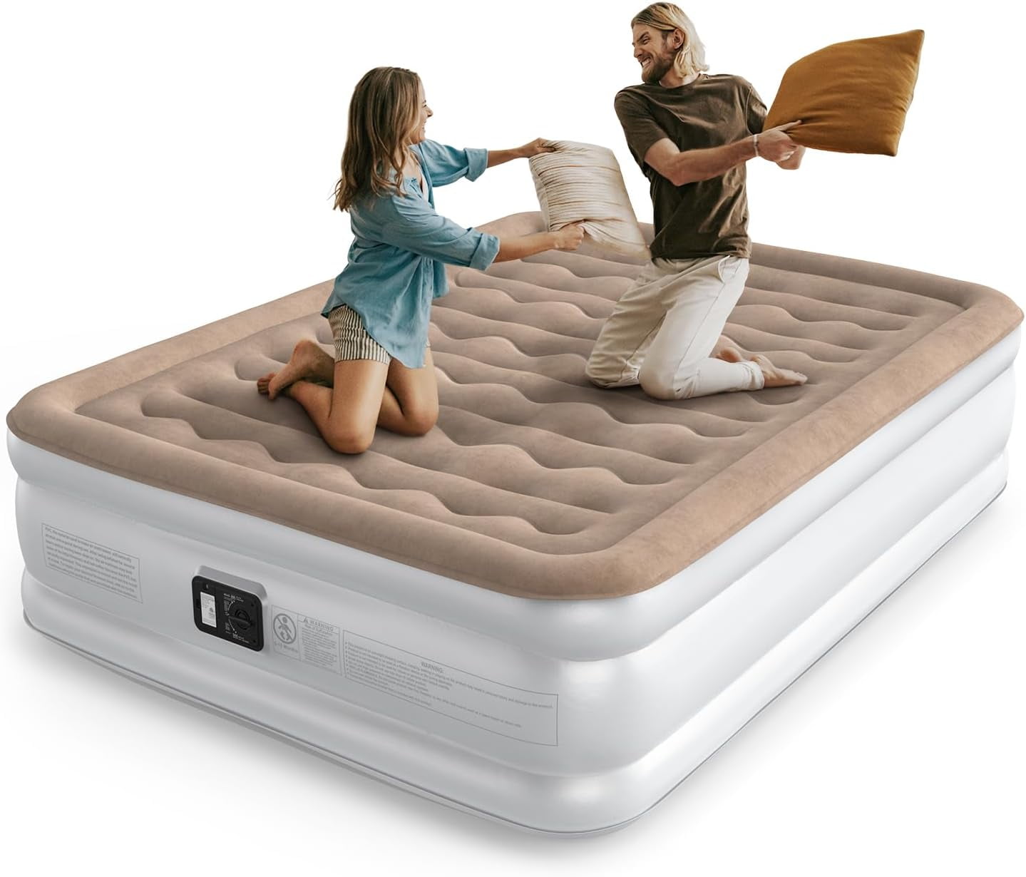 Air Mattress Queen with Built in Pump, Inflatable Mattress, Upgraded ...