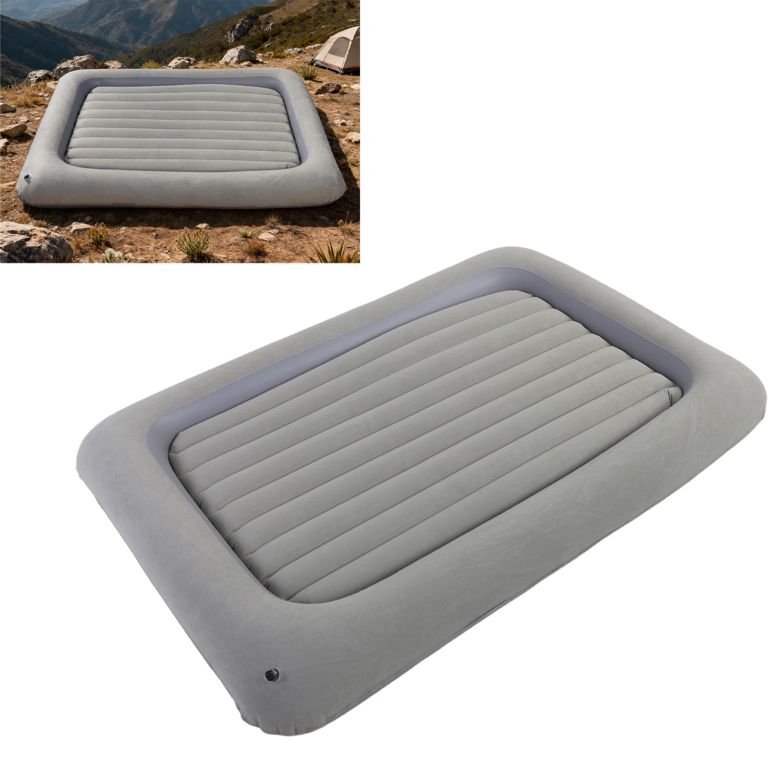 Air Mattress Set Portable Inflatable Travel Bed Inflatable Travel Bed ...