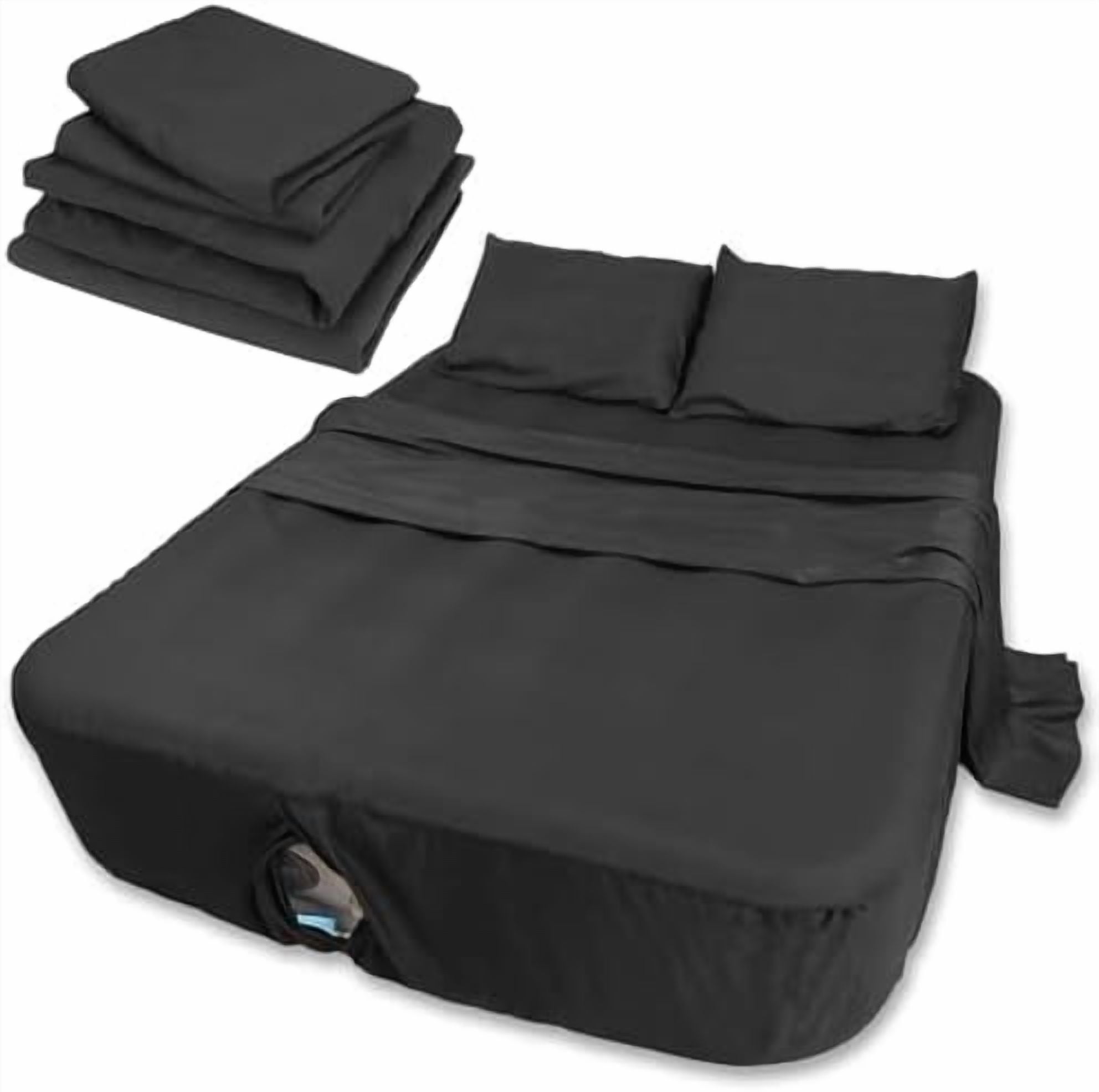 Air Mattress Sheets - 4 Pieces Set - Suitable for Inflatable mattresses ...
