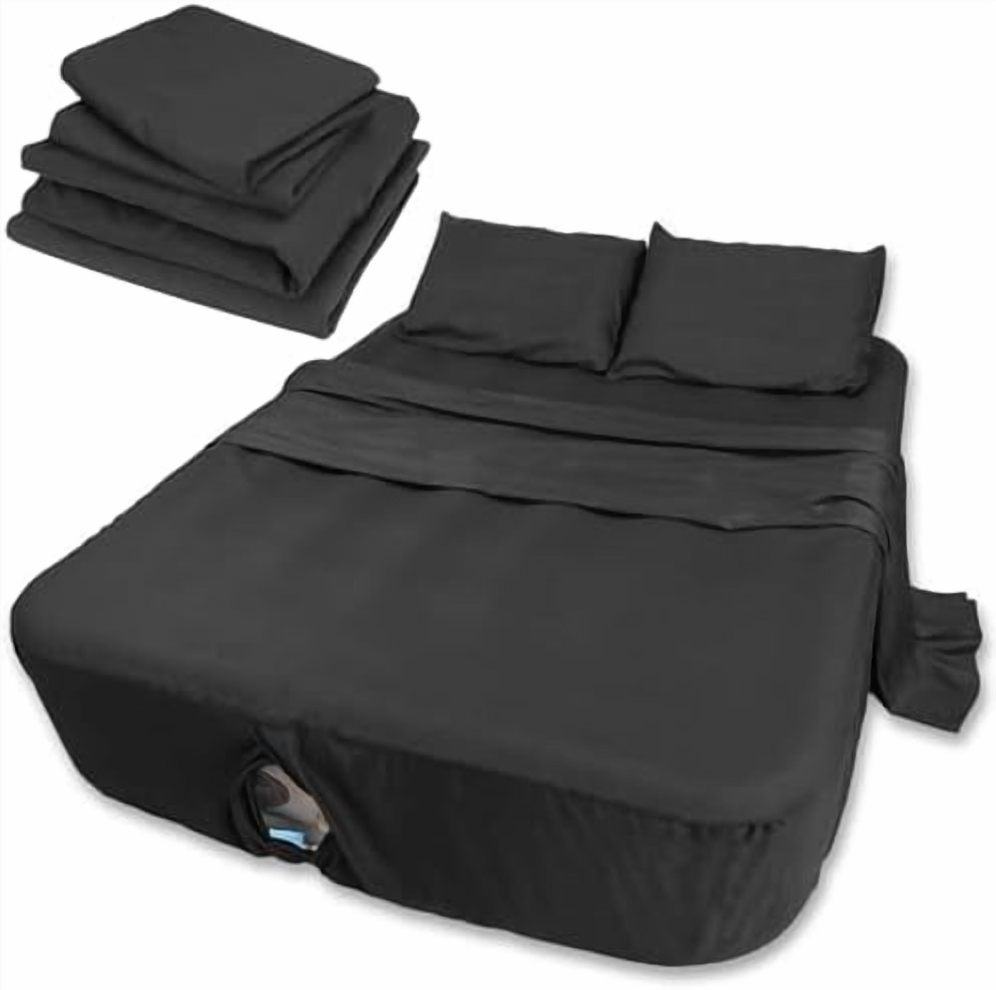 Air Mattress Sheets - 4 Pieces Set - Suitable for Inflatable mattresses ...