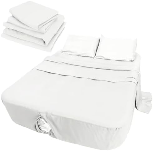 Air Mattress Sheets - 4 Pieces Set - Suitable for Inflatable mattresses ...
