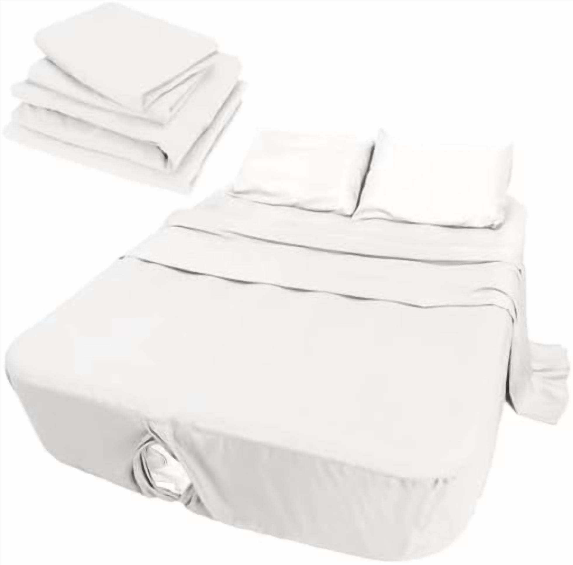 Air Mattress Sheets - 4 Pieces Set - Suitable for Inflatable mattresses ...