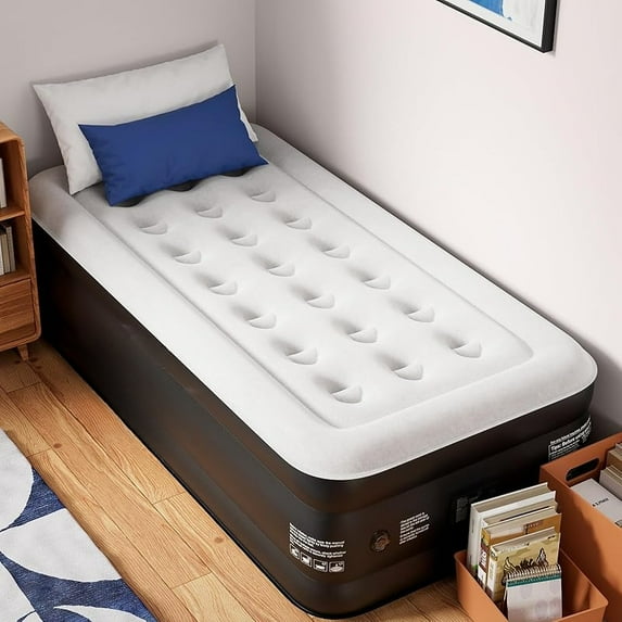 Air Mattress Twin with Built in Pump, Inflatable Mattress Blow Up ...