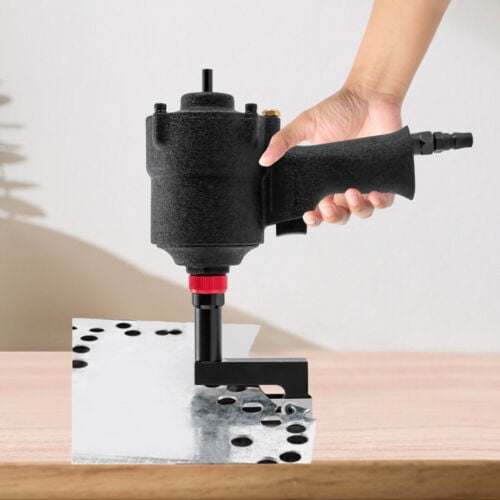 Air Metal Hole Punch Tool 8mm Pneumatic Hole Puncher 0-42mm Adjustable ...