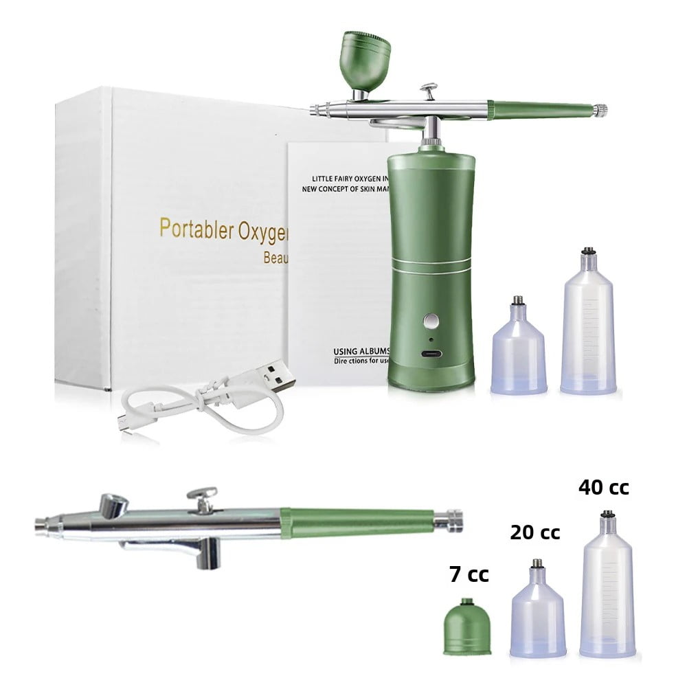 Air Nail Gun with Compressor, Portable Spray Paint for Cake Decorating ...