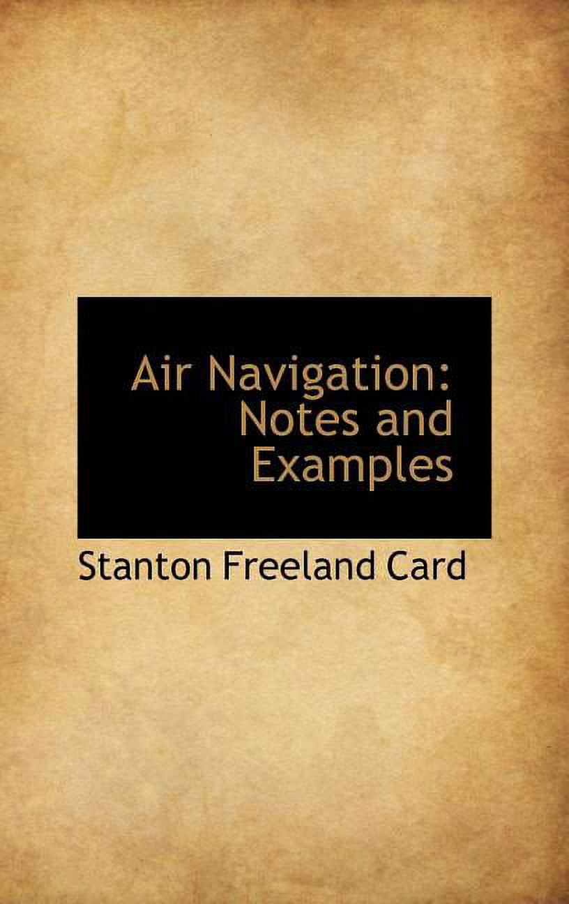 Air Navigation: Notes and Examples (Hardcover) - Walmart.com