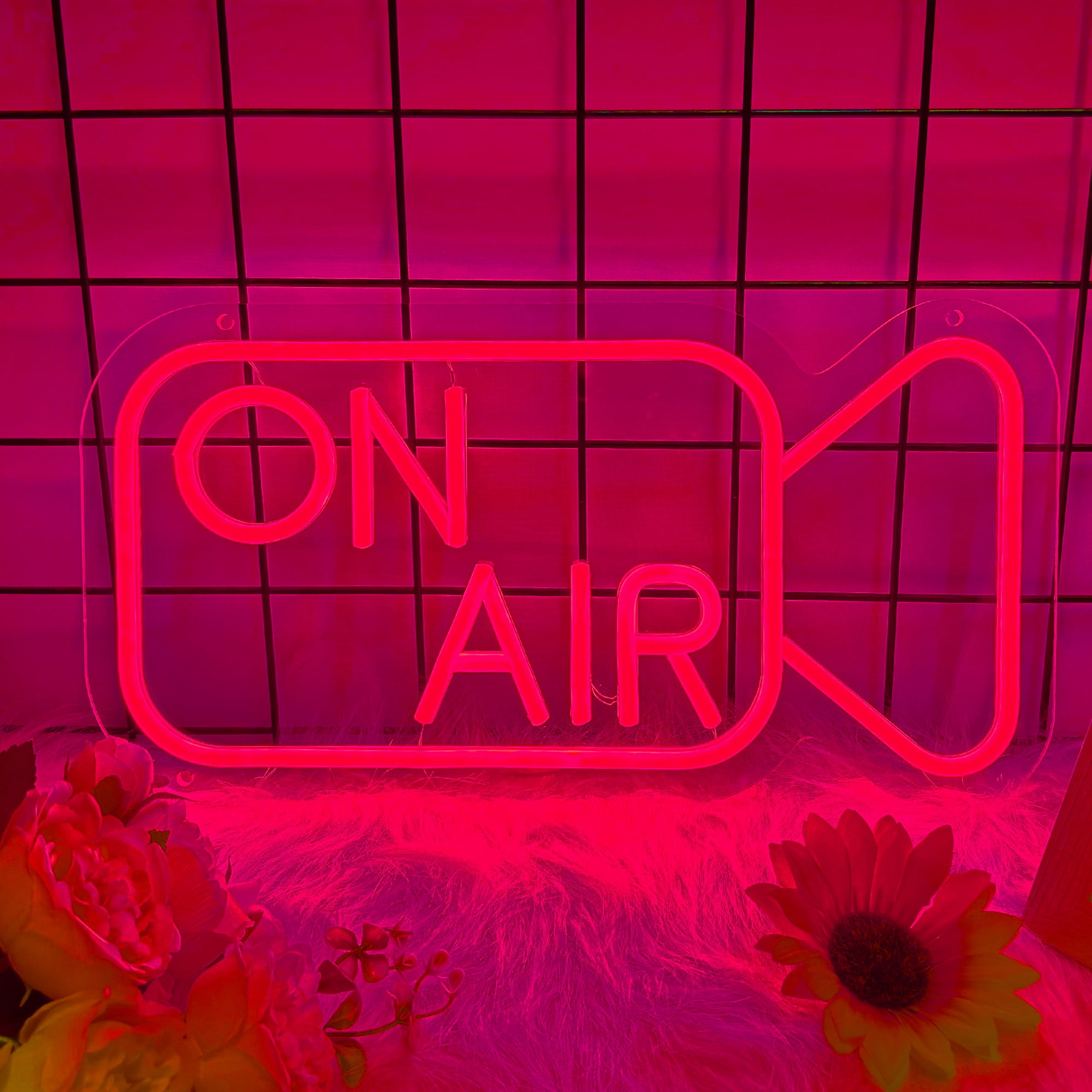 On Air Neon Sign for Wall Decor, USB Powered On Air Led Light Sign ...