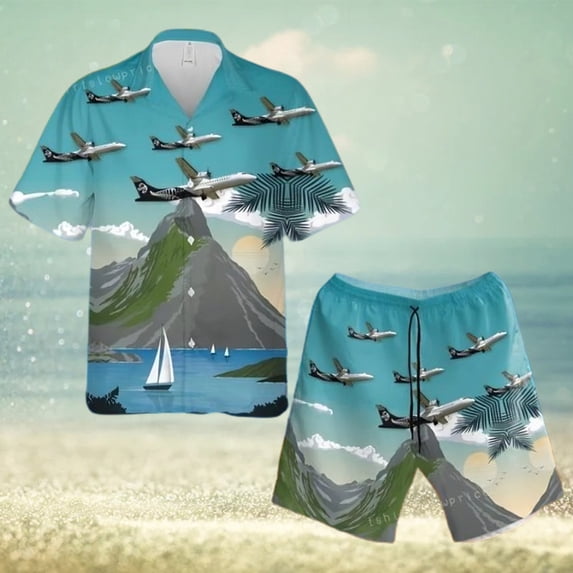 Air New Zealand Atr 72 212a600 New Zealand Cheap Hawaiian Shirt And ...
