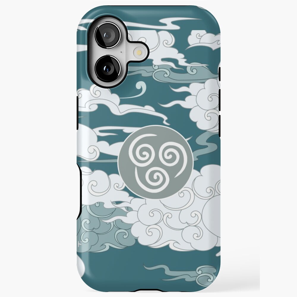 Air Nomad Mask Cloud Element Minimalist Art Phone Case with iPhone 17 ...