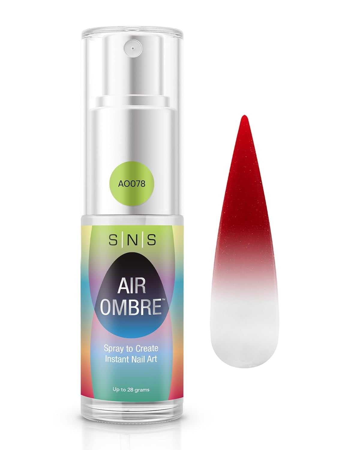 Air Ombre Nail Spray Powder (Red Burgundy, AO078) - Nail Art Manicure ...