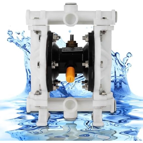 Air Operated Double Diaphragm Pump 1/2 nch Inlet/Outlet，QQBK-15 12 GPM ...