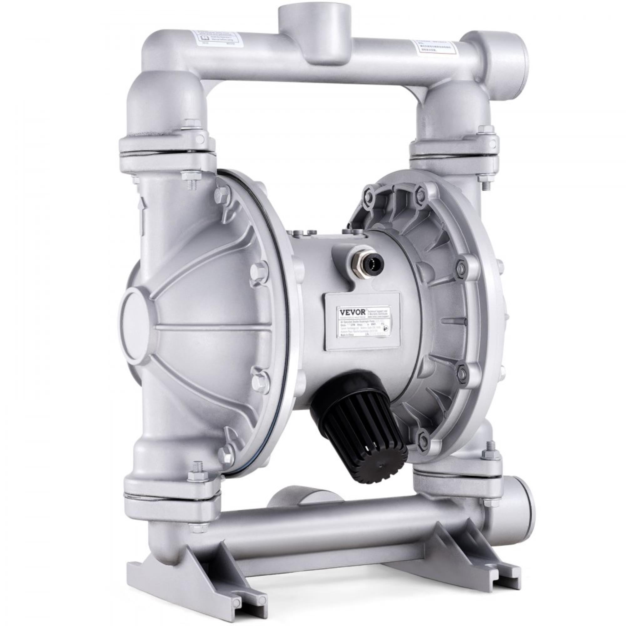 Air Operated Double Diaphragm Pump – 44 GPM, Max 115 PSI, Pneumatic Transfer Pump for Diesel ...