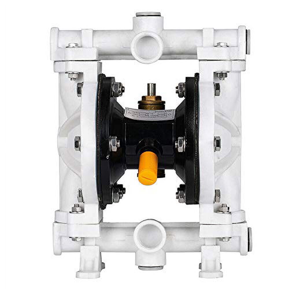 Air Operated Double Diaphragm Pump QBY-15PP, 1/2 inch Outlet Inlet 13 ...