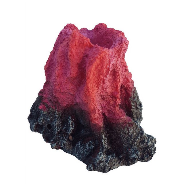 Air Operated Volcano Aquarium & Fish Tank Decoration Ornament, Can ...