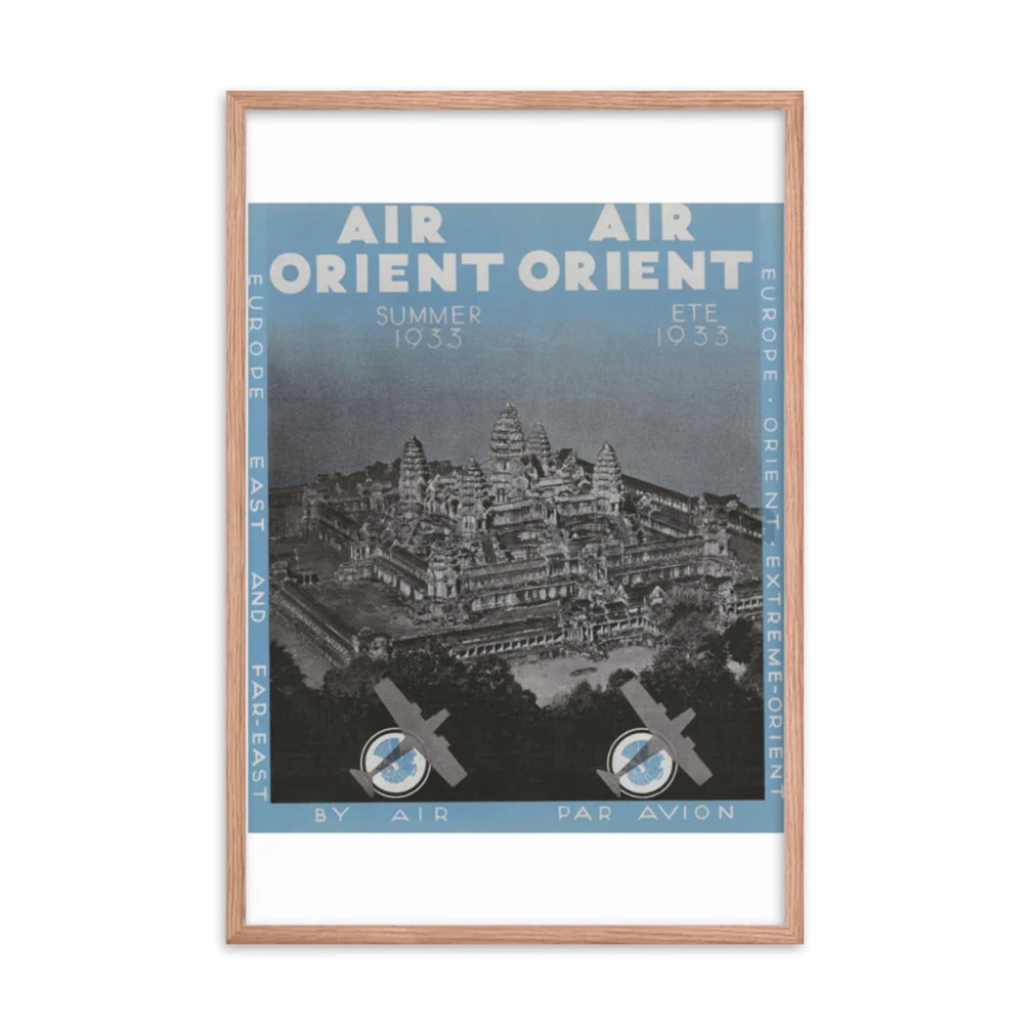 Air Orient Brochure, Summer 1933, Framed Vintage Travel Poster ...