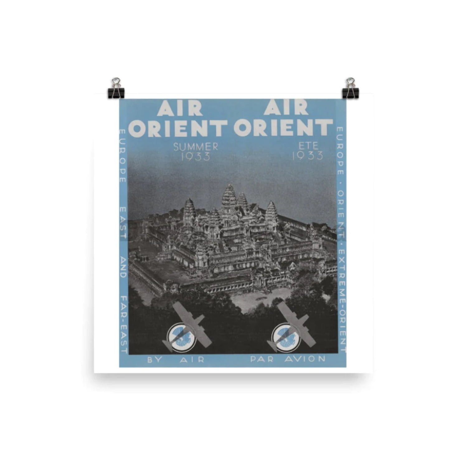 Air Orient Brochure, Summer 1933, Unframed Vintage Travel Poster ...