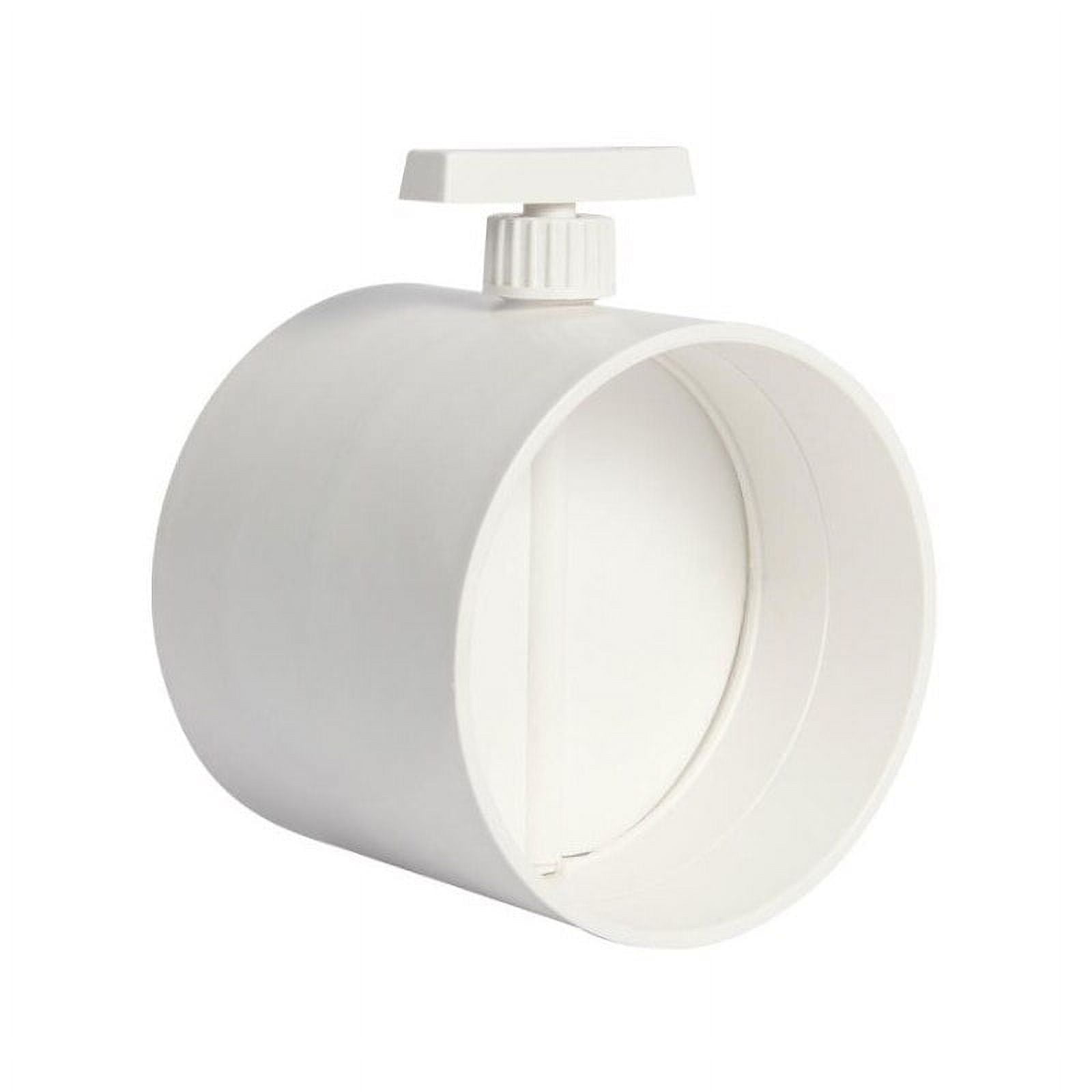 Air PVC Damper Valve Circle Duct Inline Valve ABS Plastic 75 mm For ...
