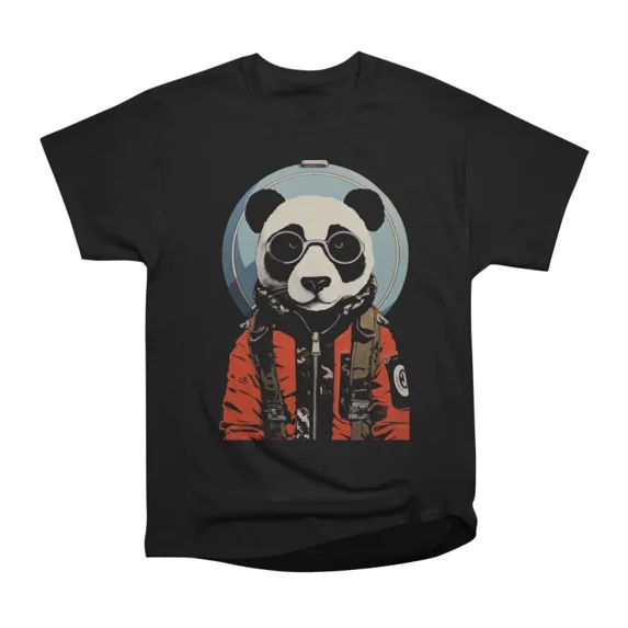 Air Panda T-Shirt Tee Gift For Him Merch For Her Apparel For Friend ...