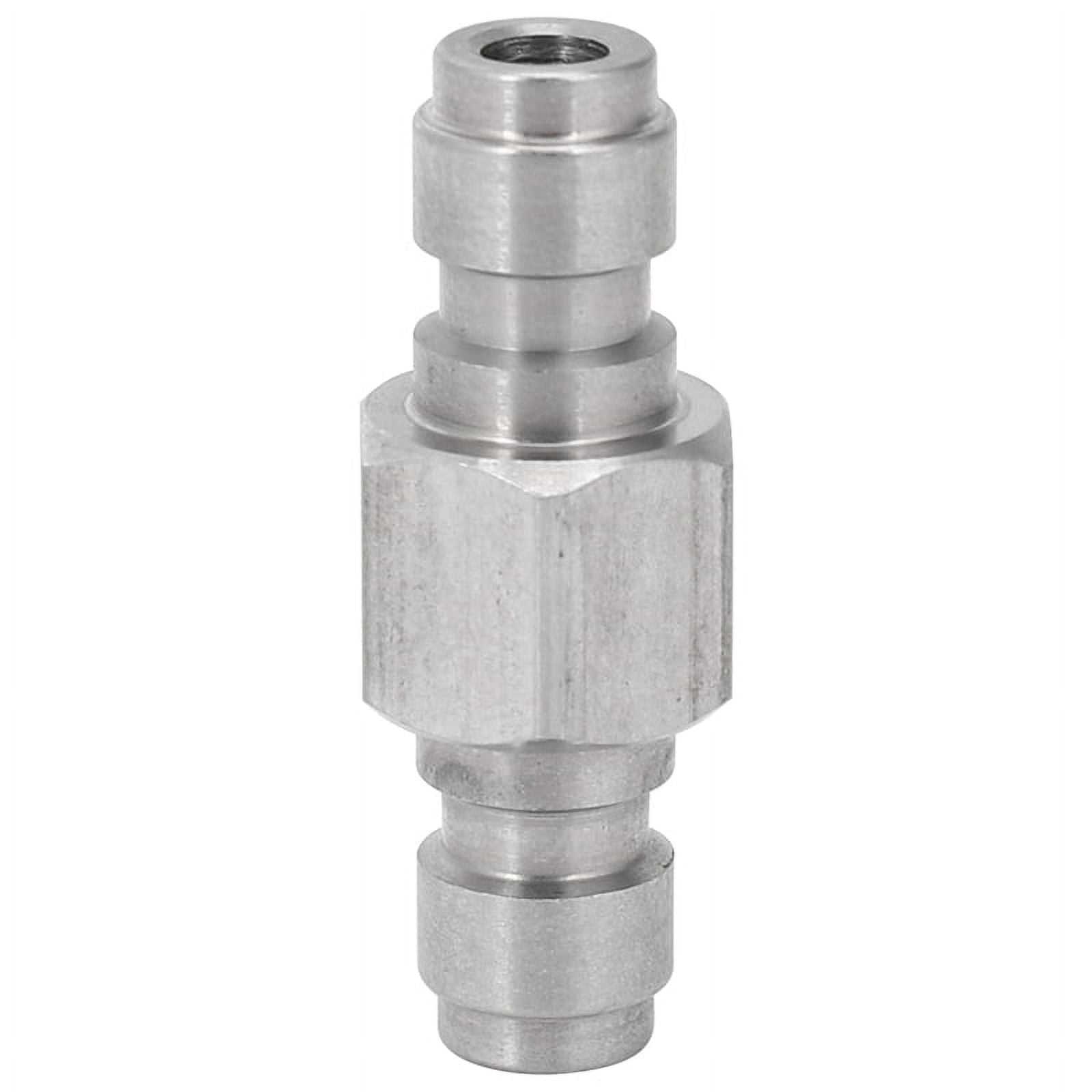 Air Pcp Both End Male Quick Disconnect Adaptor Stainless Steel Double ...