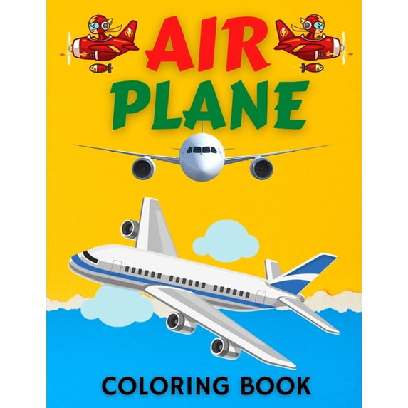 Air Plane Coloring Book - Walmart.com