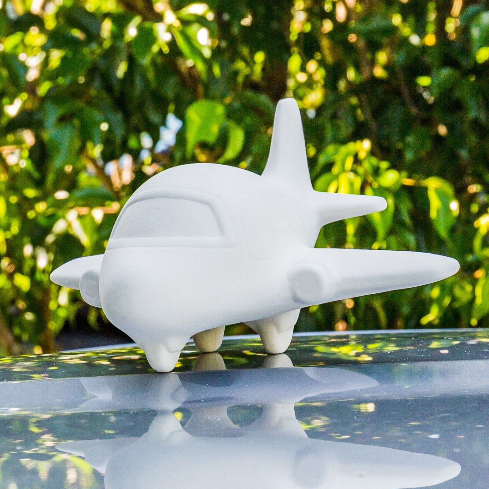 Air Plane Jumbo Boeing Bubbly 7" IN STOCK Ceramic Bisque Ready To Paint ...