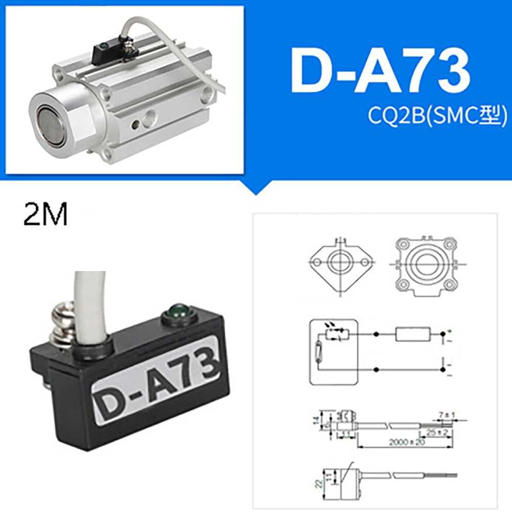 Air Pneumatic Cylinder Magnetic Reed Switch Sensor - Walmart.com
