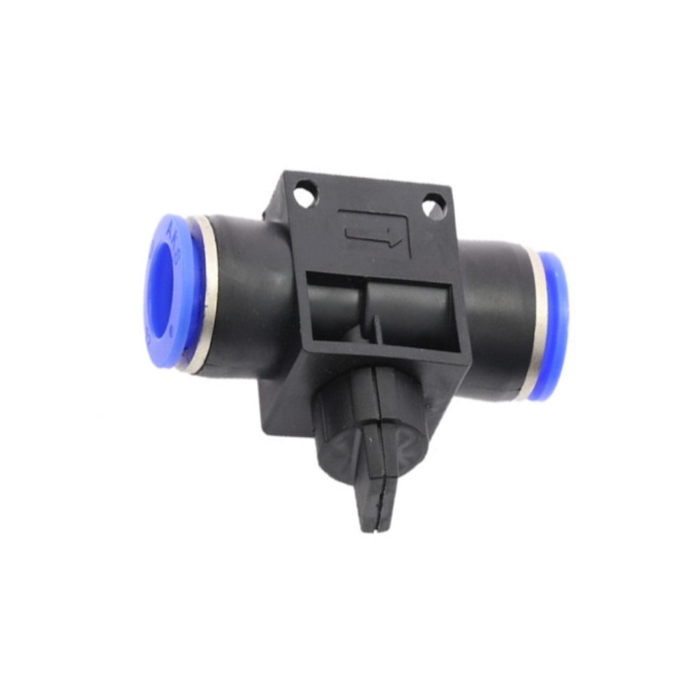 Air Pneumatic Hand Valve 2 Way Quick Fittings Push Connector Tube Hose ...
