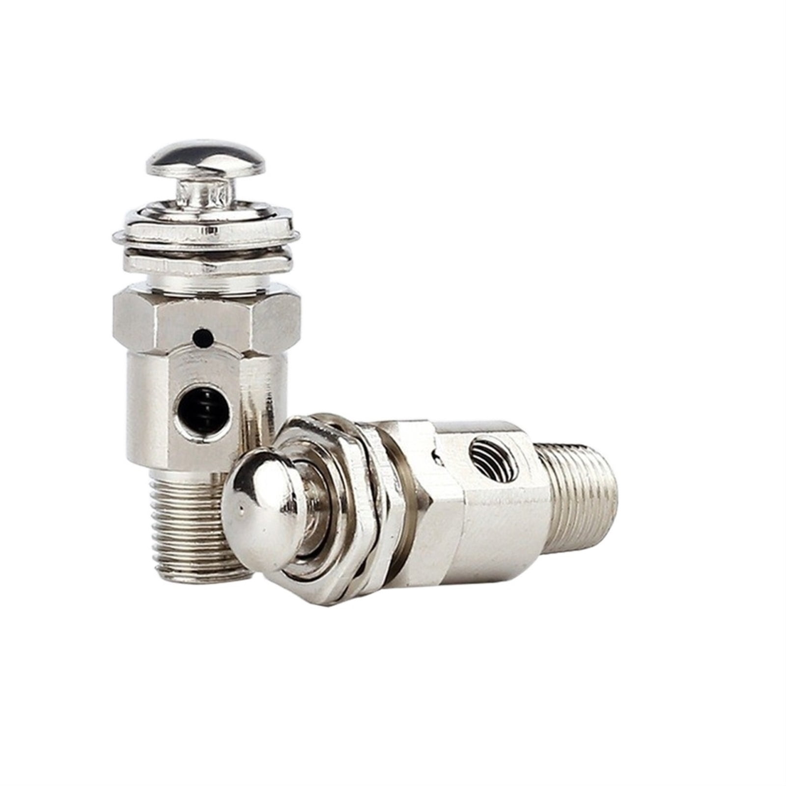 Air Pneumatic Valve, 2pcs Normally Closed Reset Valve Press Switch Air ...