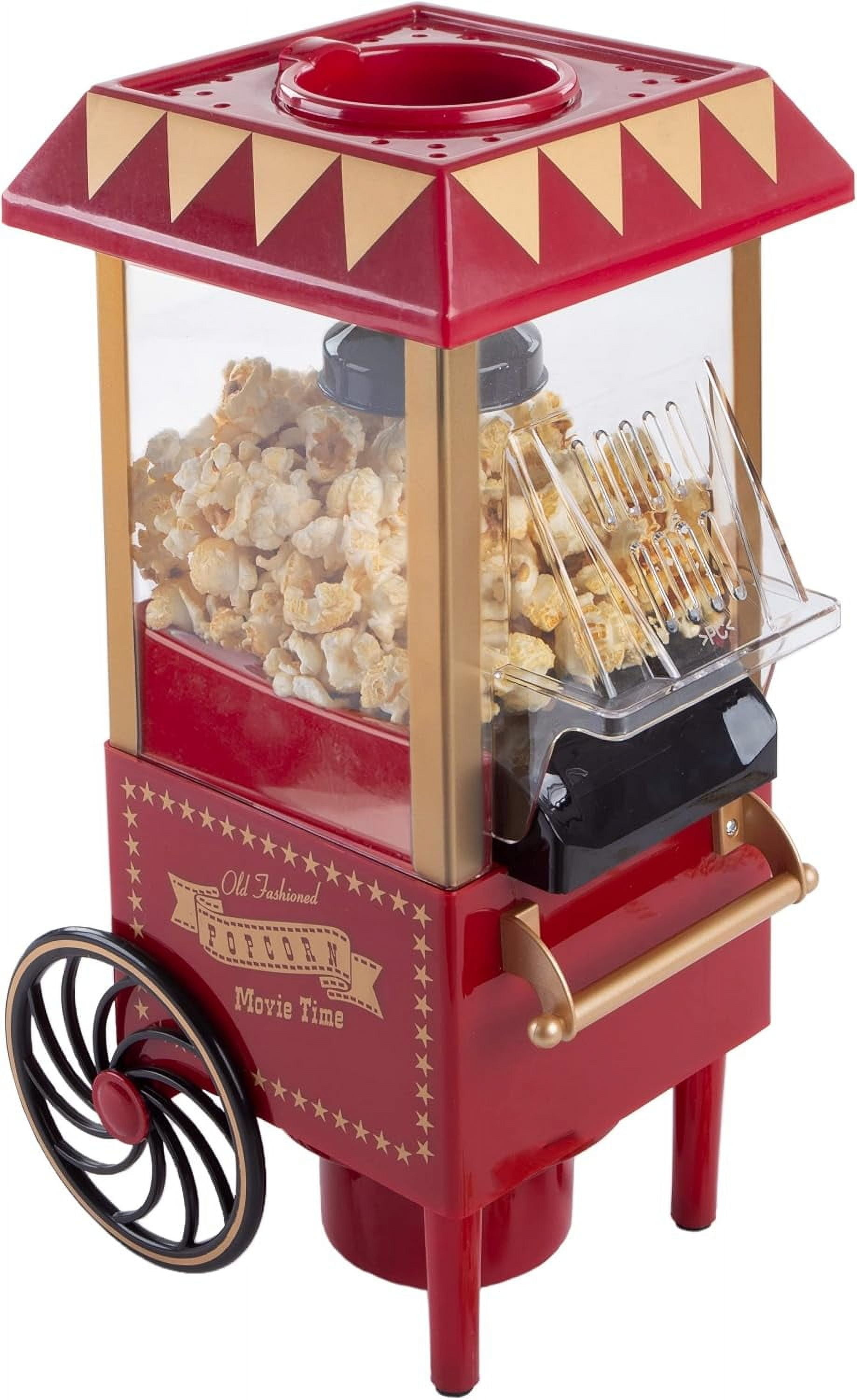 Air Popper Popcorn Maker - Hot Air Popcorn Popper - 6-Cup Vintage Style ...