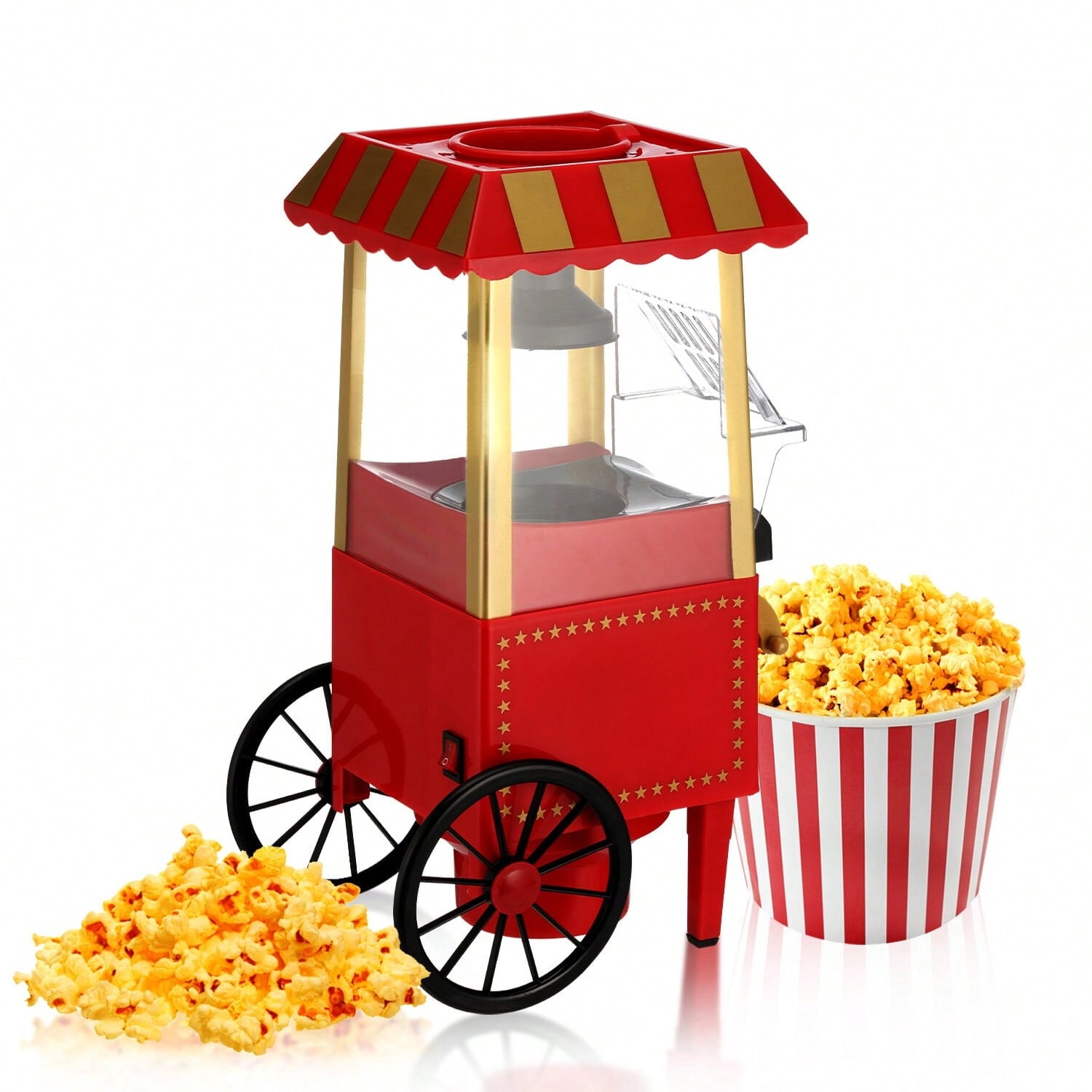 Air Popper Popcorn Maker,Vintage Table-Top Popcorn Maker, 1400 Watts ...