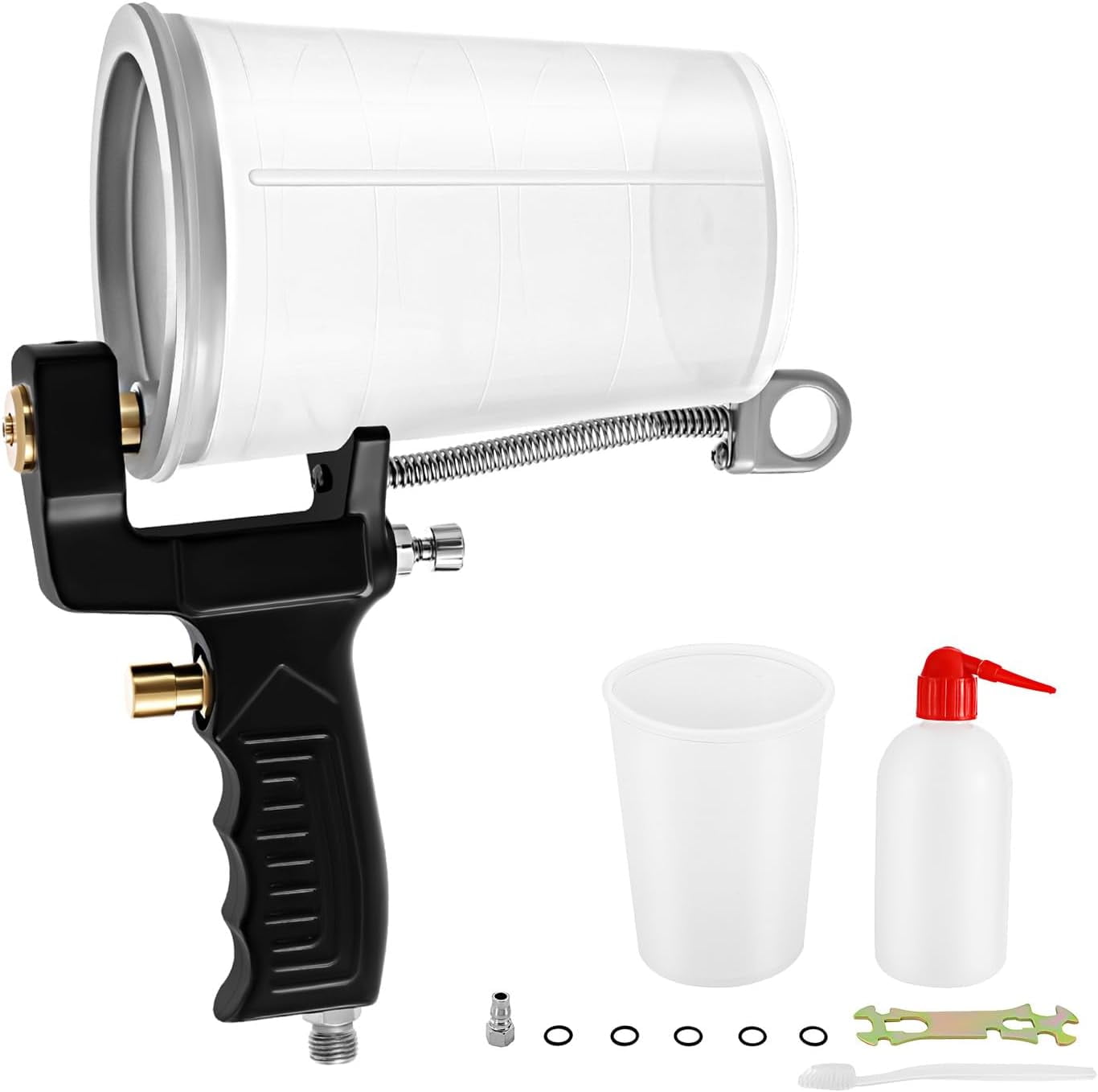 Air-Powered Gelcoat Spray Gun with 4mm Nozzle and 3 Cups, Gel Coat ...