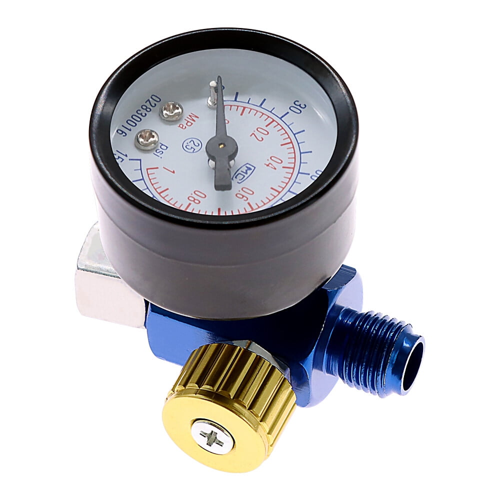 Air Pressure Regulator Paint Airbrush Spray Machine Adjustment Gauge ...